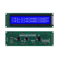 China Cyrillic 2402A LCD Display Module 118x36x12.7mm COB ST7066U 24x02 Character Screen for sale