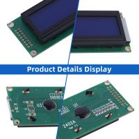 China Cyrillic 2402A LCD Display Module 118x36x12.7mm COB ST7066U 24x02 Character Screen for sale