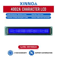 China Cyrillic 4002A 40x02 LCD Character Display Module COB ST7066U 182x33mm for sale