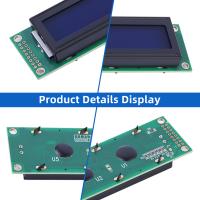 China Cyrillic 4002A 40x02 LCD Character Display Module COB ST7066U 182x33mm for sale