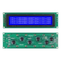 China Cyrillic Blue Film White Letters 4004A2 LED LCD Interface Module ST7066U Display Screen for sale