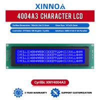 China Cyrillic 4004A3 40x4 Character LCD Module ST7066U COB 190x54mm Parallel Port for sale