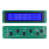 China Cyrillic 4004A3 40x4 Character LCD Module ST7066U COB 190x54mm Parallel Port for sale