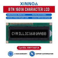 China Cyrillic BTN Black Film  1601A Character LCD Module 16 PIN  High Brightness LCD Screen for sale