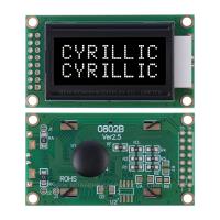 China Cyrillic 0802B COB LCD Display Module 58x31.87mm Black Film Character for sale