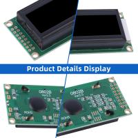 China Cyrillic 0802B COB LCD Display Module 58x31.87mm Black Film Character for sale