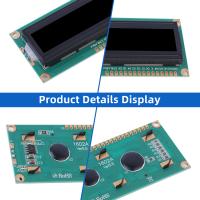 China Cyrillic BTN Black Film 1602A 3.3V Display Module T7066U LCD Display Screen for sale