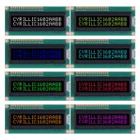 China Cyrillic BTN Black Film 1602A 3.3V Display Module T7066U LCD Display Screen for sale