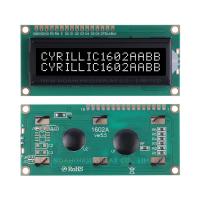 China Cyrillic 1602A Character LCD Module 80x36mm ST7066 Controller 16x02 Display COB Black Film for sale