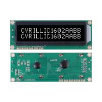 China Cyrillic 1602B Character LCD Display Module 5V 3.3V ST7066U Controller 122x43.69mm for sale