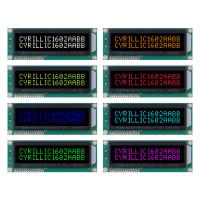 China Cyrillic 1602B Character LCD Display Module 5V 3.3V ST7066U Controller 122x43.69mm for sale