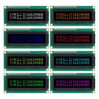 China Cyrillic BTN Black Film 1602B REV.C Side Backlight Character Screen Character Display for sale