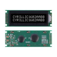 China Cyrillic BTN Black Film 1602B1  Character LCD Screen Interface 14PIN ST7066U Double Row Interface Module for sale