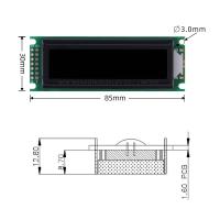 China Cyrillic BTN Black Film 1602B1  Character LCD Screen Interface 14PIN ST7066U Double Row Interface Module for sale