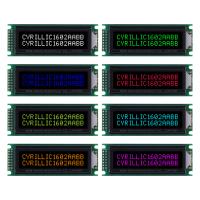 China Cyrillic BTN Black Film 1602B1  Character LCD Screen Interface 14PIN ST7066U Double Row Interface Module for sale