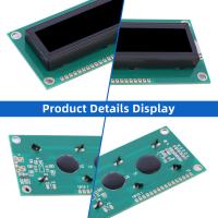 China Cyrillic 1602C2 84x44mm COB Character Display Module ST7066U 16x02 Monochrome LCD for sale