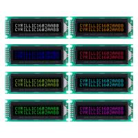 China Cyrillic 1602H Character LCD Display Module 85x30x11.3mm ST7066U Controller for sale