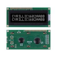 China Cyrillic BTN Black Film 1602W 16x2 LCD Display Module 80x30x11mm ST7066U Controller for sale