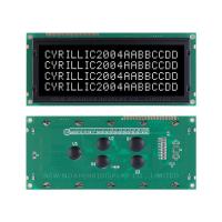 China Cyrillic 2004C-3 20x4 Character LCD Module 146x62.5mm ST7066U Controller COB for sale