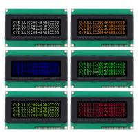 China Cyrillic BTN Black Film 2004K Wide Angle Intelligent Electronic LCD Module Character Display Screen for sale