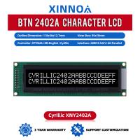 China Cyrillic BTN Black Film 2402A LCD Screen Multilingual LCM Module for sale