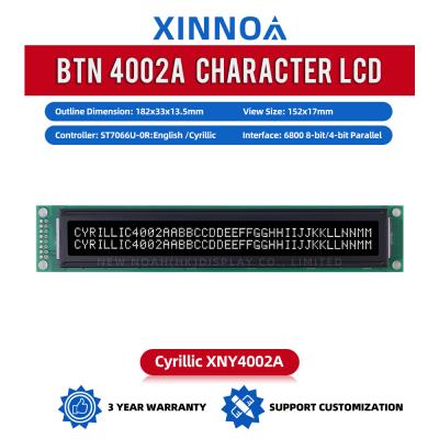 China Cyrillic BTN Black Film 4002A LCM Module COB Monochrome Screen Support Customization for sale