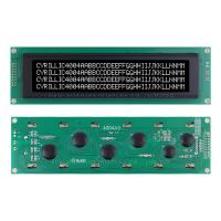 China Cyrillic 4004A3 40x4 Character LCD Display Module ST7066U 190x54mm COB for sale