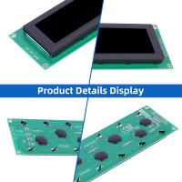 China Cyrillic BTN Black Film 4004A5  LCD Display Module LED Backlit Character Screen ST7066U for sale