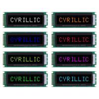 China Cyrillic 0801A FSTN Black Film LCD Display Module 85x29x12mm COB ST7066U for sale