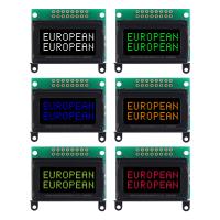China Cyrillic 0802C 16 Pin COB LCD Display 40x29.2x12mm ST7066U Chip FSTN Black Film for sale