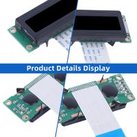 China Cyrillic 1602A-20-1A Character LCD Display 5V ST7066U 53x20x8.1mm COB Black Film for sale