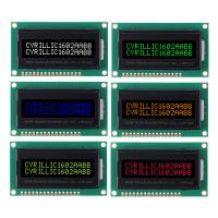 China Cyrillic 1602Q Character LCD Module 16x2 ST7066U Controller I2C Adapter Black Film FSTN 65.4x36.6mm for sale