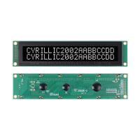 China Cyrillic 2002K-2 Black Film Character LCD Module Display 180x40x14.5mm ST7066U for sale