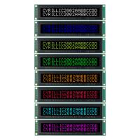 China Cyrillic 2002K-2 Black Film Character LCD Module Display 180x40x14.5mm ST7066U for sale