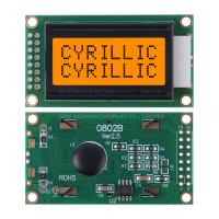 China Cyrillic 0802B 3.3V Character LCD Module 16 PIN COB Display 58x31.87mm for sale