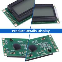 China Cyrillic Gray Film 0802B Character LCD Module ST7066 LCD Portable Display Module for sale