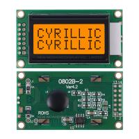 China Cyrillic 0802B-2 3.3V 58x32mm COB Character LCD Display Module Customizable for sale