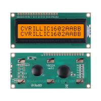 China Cyrillic Gray Film 1602A Character LCD Display Screen 1.5 Inches Support Scheme Development for sale