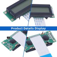 China Cyrillic 1602A-20-1A Character LCD Module 53x20x8.1mm ST7066U 2x16 Industrial Display for sale