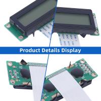 China Cyrillic 1602A-20-2A 16x02 Character Dot Matrix LCD Module 53x20mm ST7066U Parallel COB Display for sale