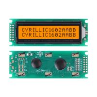 China Cyrillic 1602H LCM LCD Module 2x16 Monochrome Display ST7066U 85x30x11.3mm 14PIN COB for sale