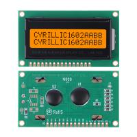 China Cyrillic 1602Q Character LCD Module 65.4x36.6mm ST7066U Controller COB Display for sale
