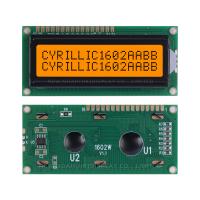 China Cyrillic 1602W 3.3V LCD Character Display Module 80x30x11mm ST7066U Controller for sale