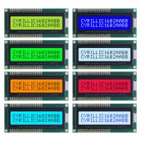 China Cyrillic 1602W 3.3V LCD Character Display Module 80x30x11mm ST7066U Controller for sale