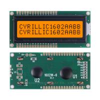 China Cyrillic 1602W-6 1602 LCD Display Module 80x36x11.2mm COB AIP31066L Character Screen for sale