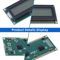 China Cyrillic 1602W-6 1602 LCD Display Module 80x36x11.2mm COB AIP31066L Character Screen for sale