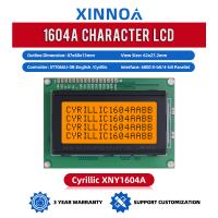 China Cyrillic 1604A Character LCD Display Module 87x60x13mm ST7066U Controller COB for sale