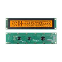 China Cyrillic 2002K-2 Character LCD Module 20x2 180x40mm 3.3V/5V ST7066U COB for sale