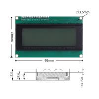 China Cyrillic Gray Film 2004A IIC Adapter Board High Quality LCD Screen Support Scheme Development for sale