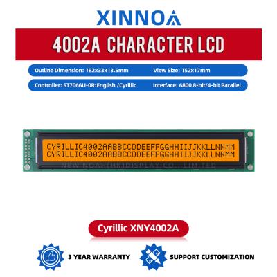 China Cyrillic 4002A COB LCD Module 182x33mm ST7066U Monochrome Display 40x02 for sale